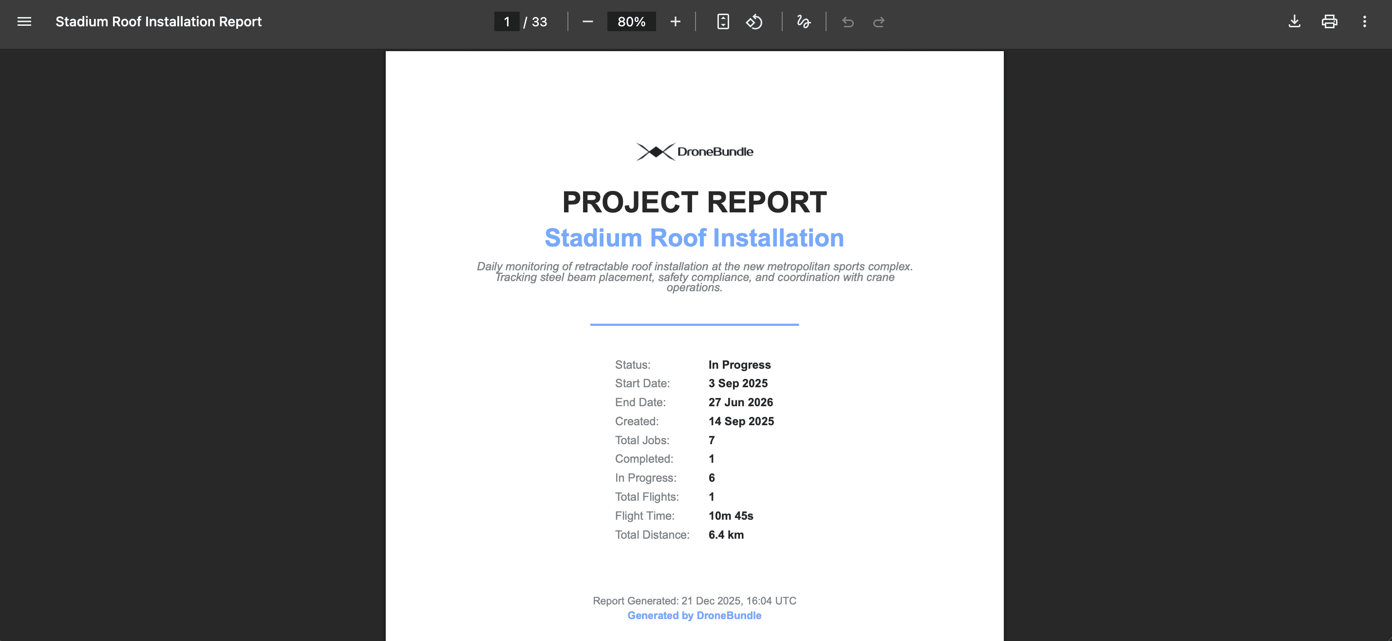 Export Project Data: Download Complete Reports in PDF and Excel ...