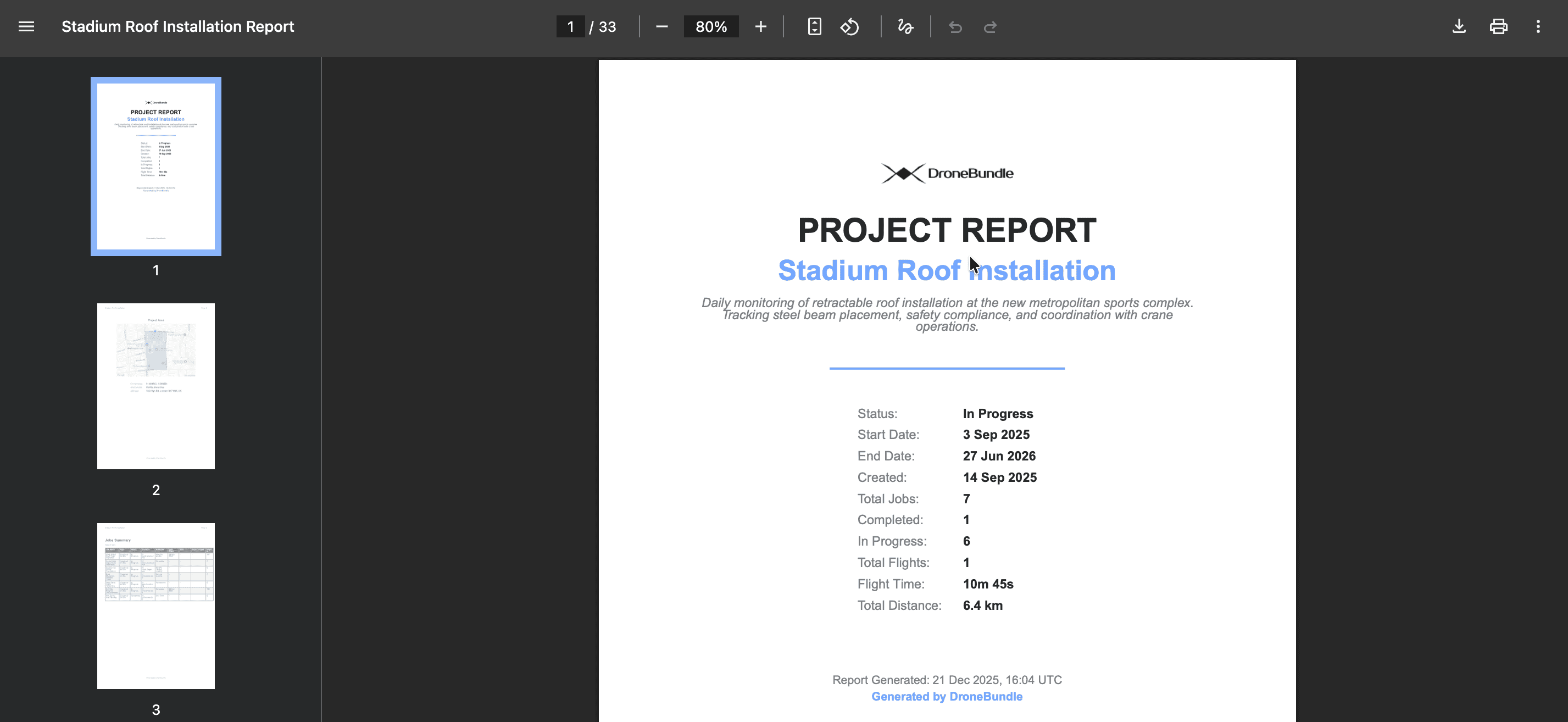 Export Project Data: Download Complete Reports in PDF and Excel ...